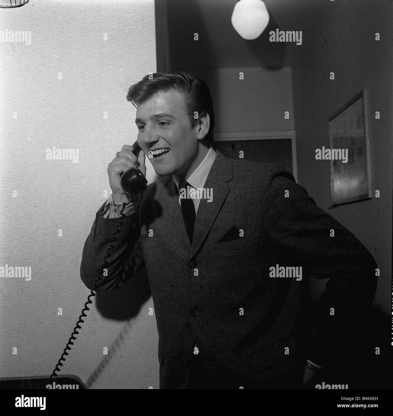 Billy J Kramer singer March 1964 Y2K Stock Photo - Alamy