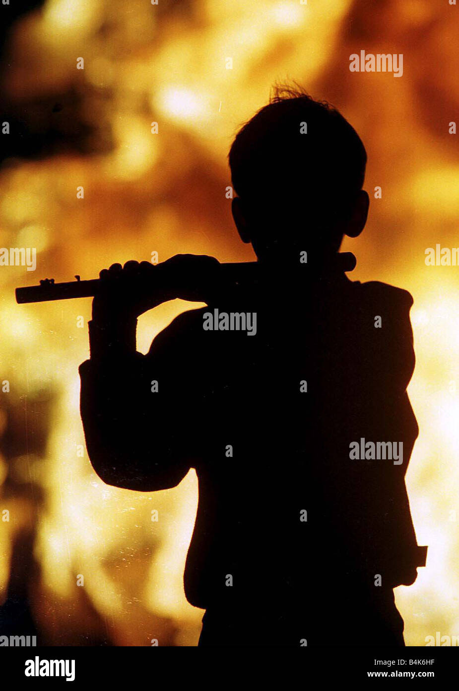 Eleventh Night Bonfire Celebrations In Ulster July 2000 Bonfires lit up ...