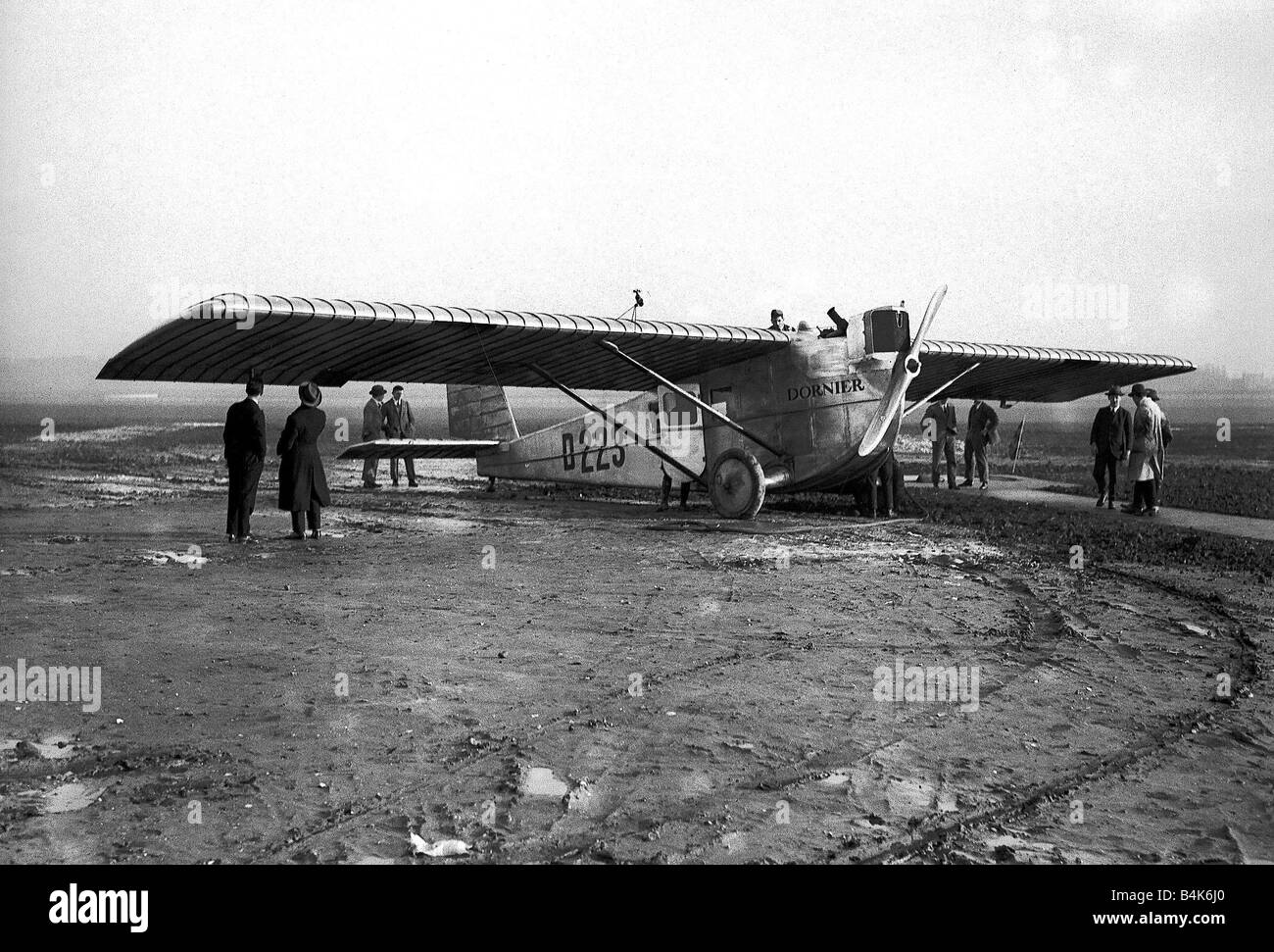First German aircraft in England since World War One An all metal built ...