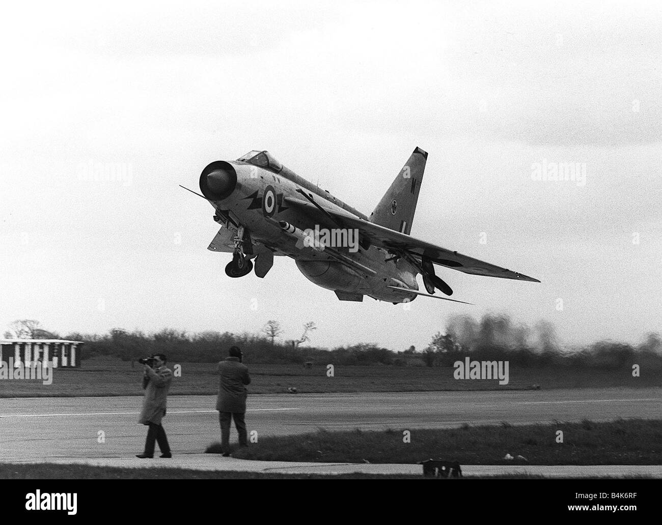 Aircraft English Electric Lightning F3 Apr 1964 of RAF 111 Sqd taking ...