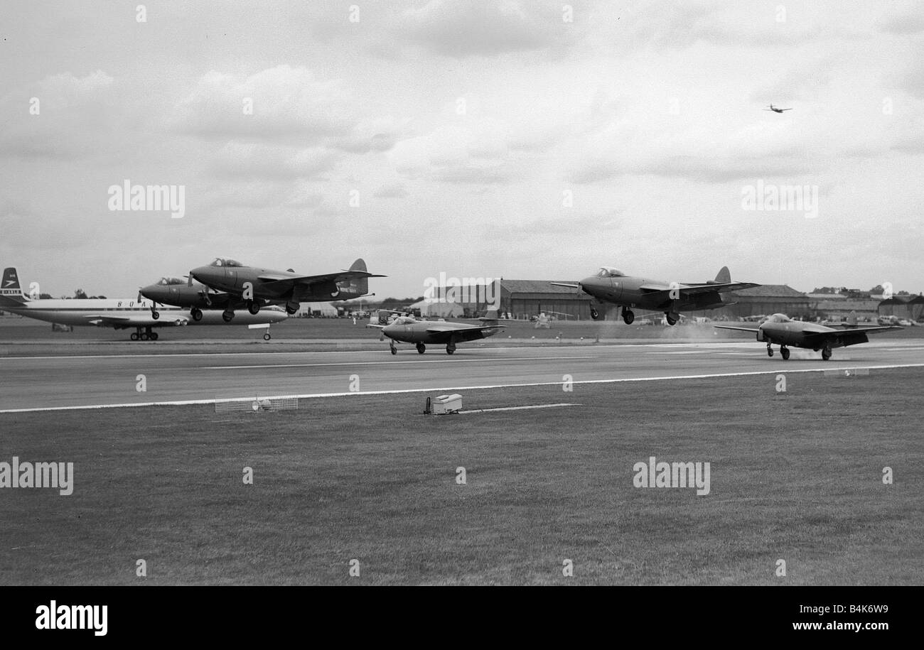 Aircraft Hawker Sea Hawks Sept 1957 of the Royal Navy s aerobatic ...
