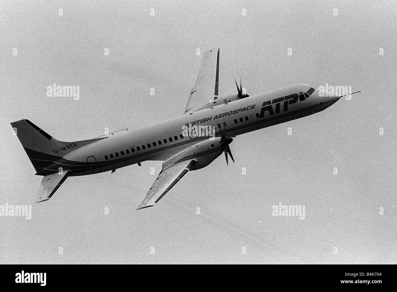 British Aerospace ATP Advanced Turbo Prop May 1987 development aircraft ...