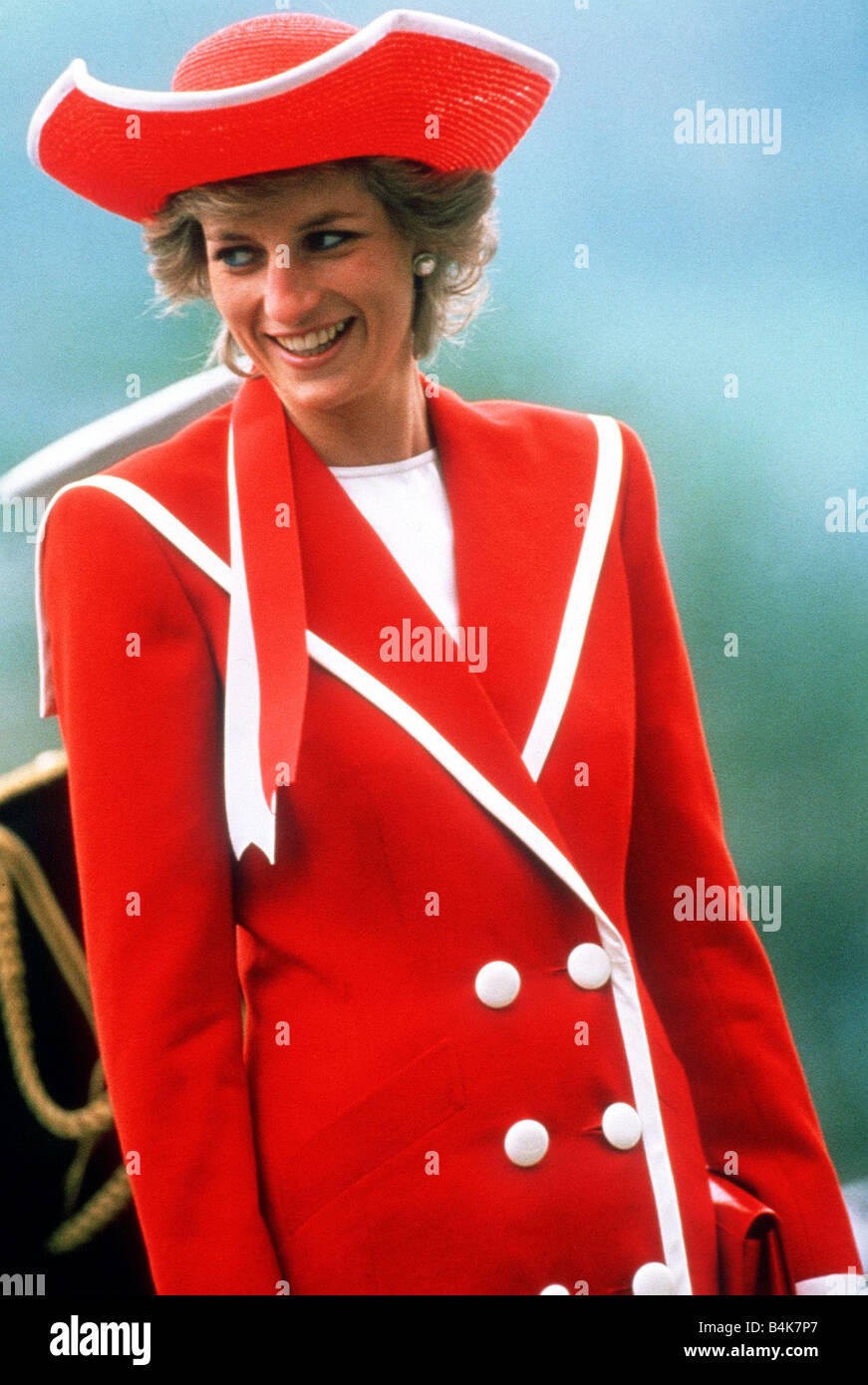 Princess Diana visits a Navy colleges passing out parade Dartmouth ...