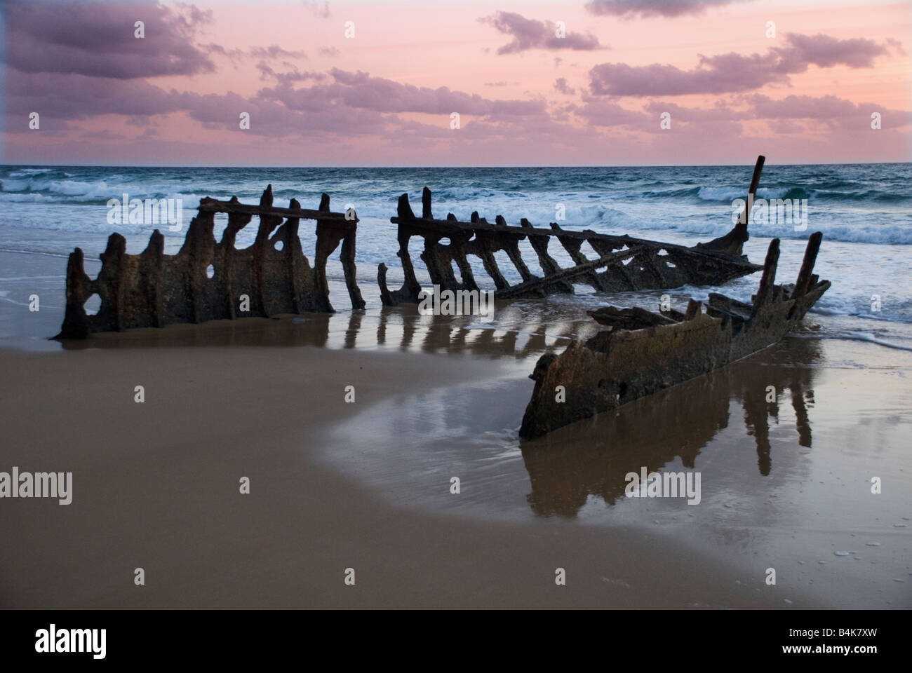 The wreck of the SS Dicky Stock Photo - Alamy