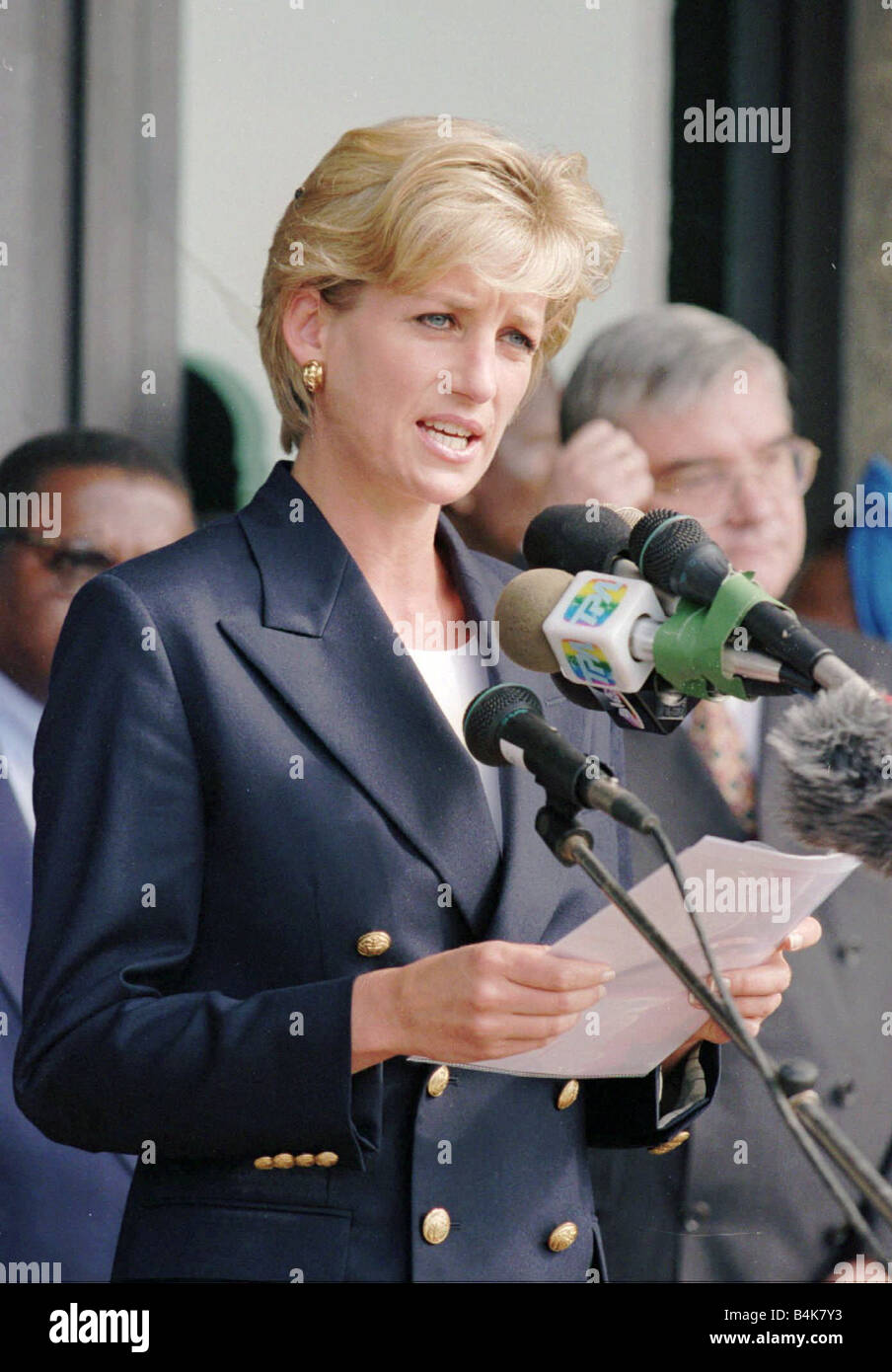 Princess diana arrives in luanda hi-res stock photography and images ...