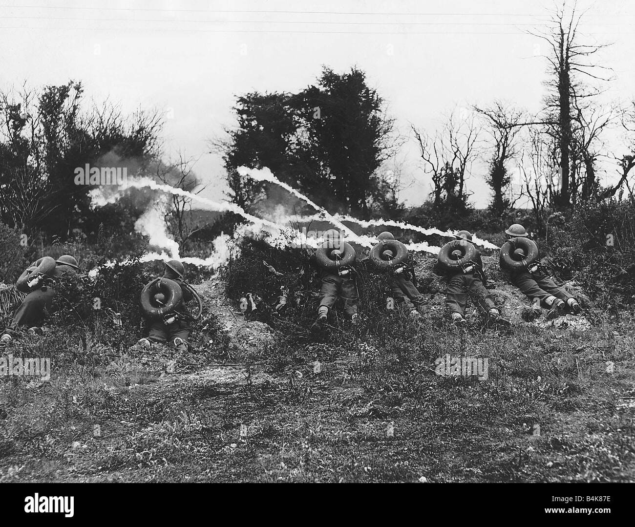 Flame throwers hi-res stock photography and images - Alamy