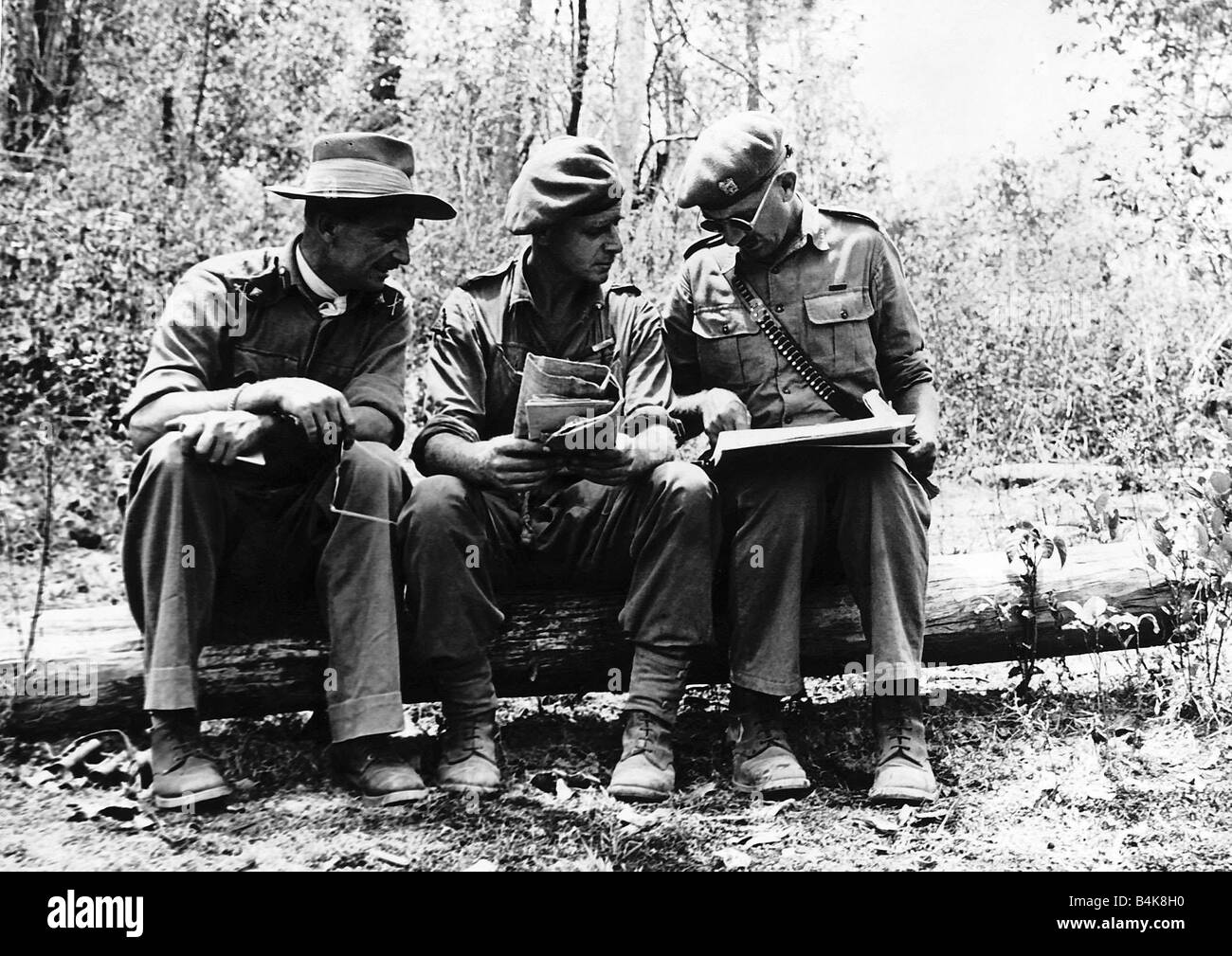 Major General Stockwell a lieutenant colonel and a brigadier hold a ...