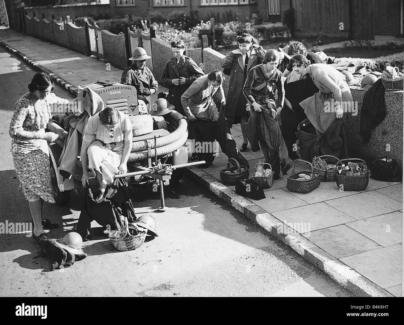 Ww2 fire fighting hi-res stock photography and images - Alamy