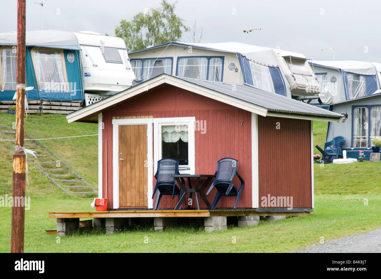 swedish chalet hut camping sweden campsite caravan accommodation room ...