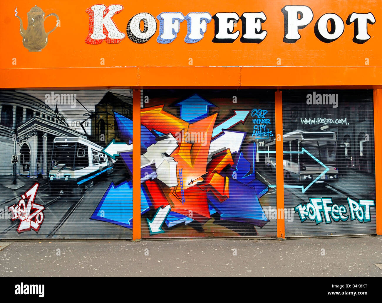 Koffee Pot cafe kelzo graffiti hilton street northern quarter ...