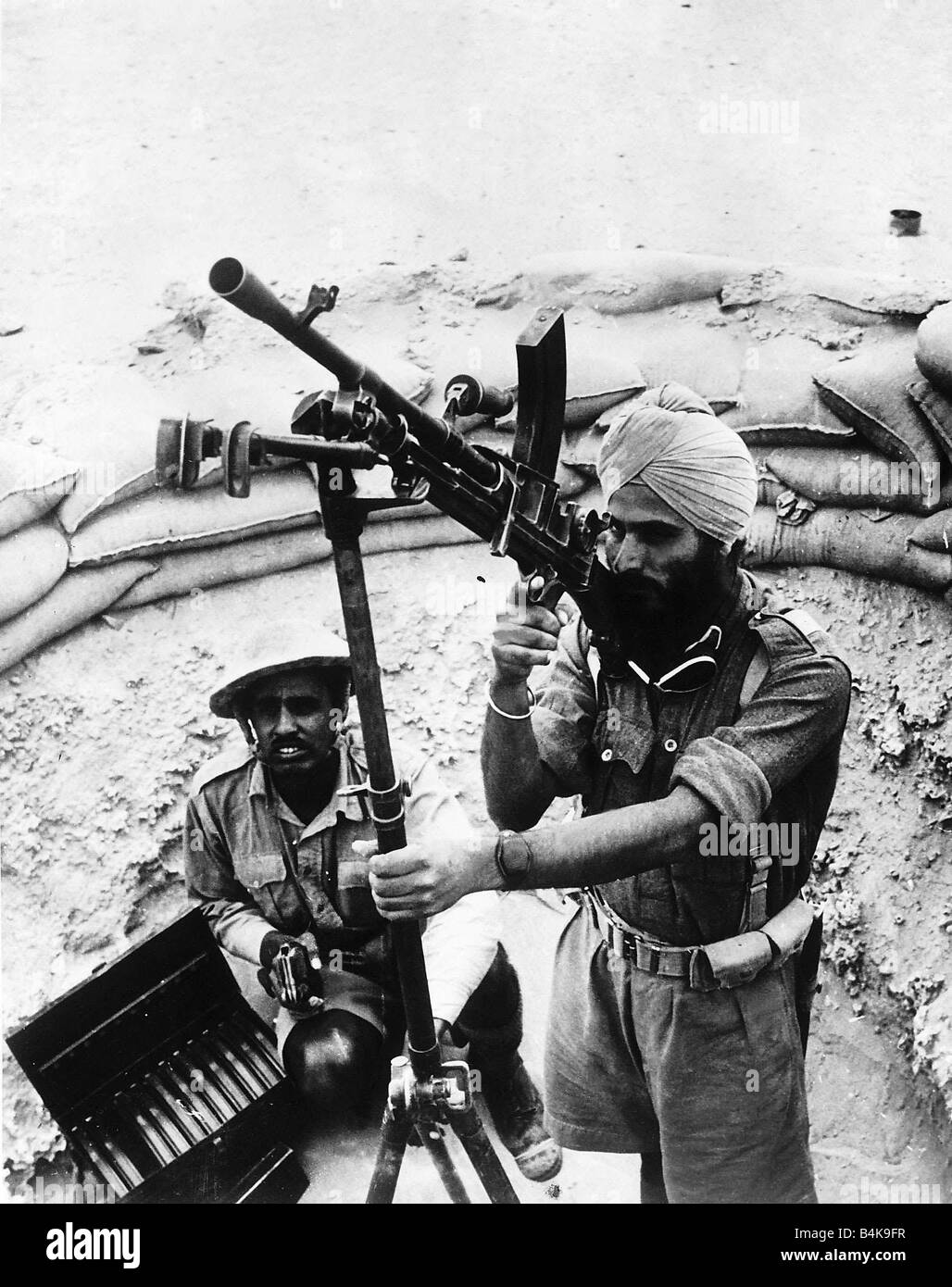 Indian soldier Black and White Stock Photos & Images - Alamy