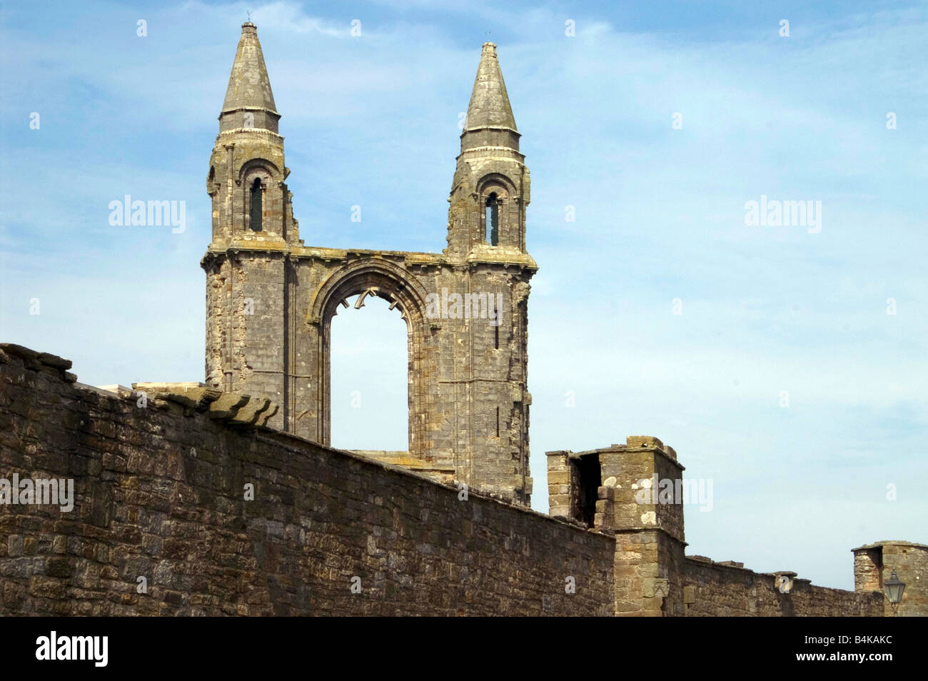 The towers of St Andrews Cathedral Stock Photo - Alamy