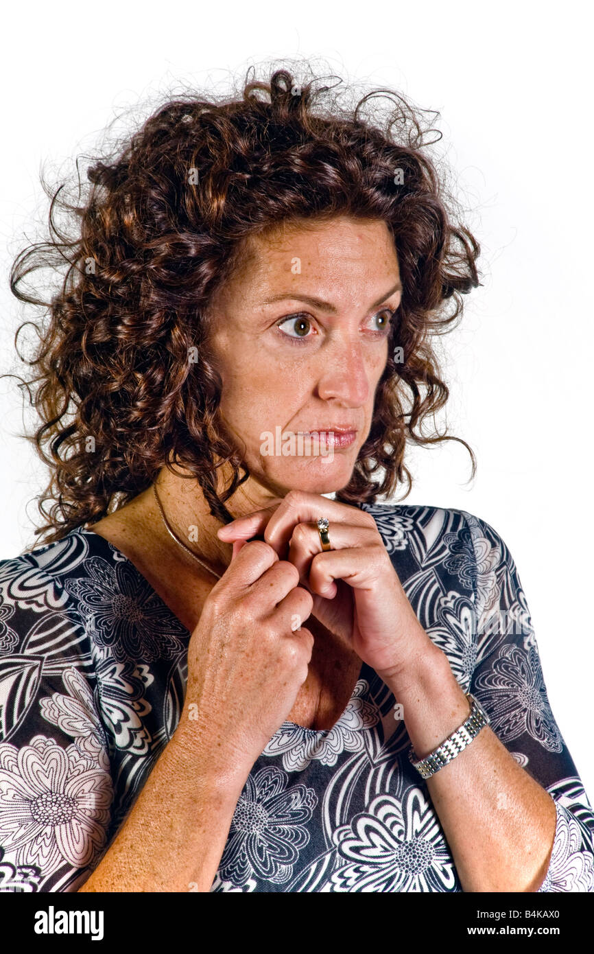 The gesture of patting or fondling her hair indicates insecurity and ...