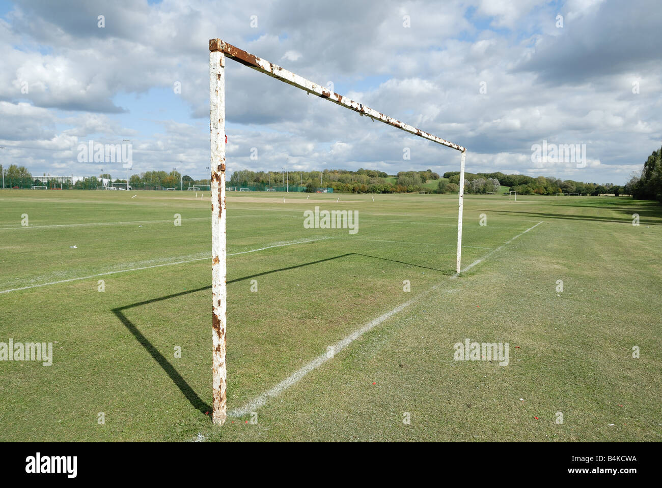Goal post football hi-res stock photography and images - Alamy