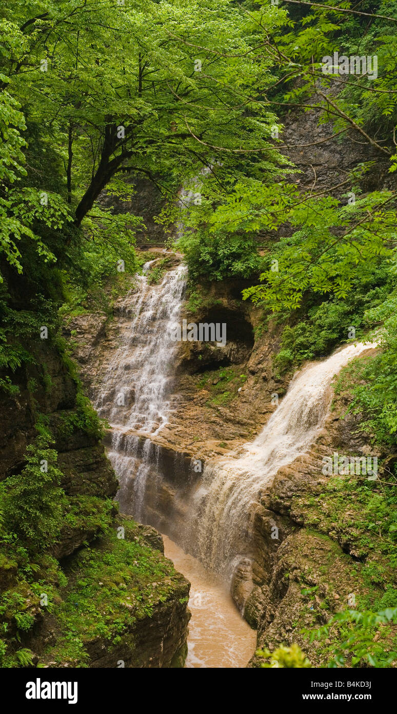Double waterfall hi-res stock photography and images - Alamy
