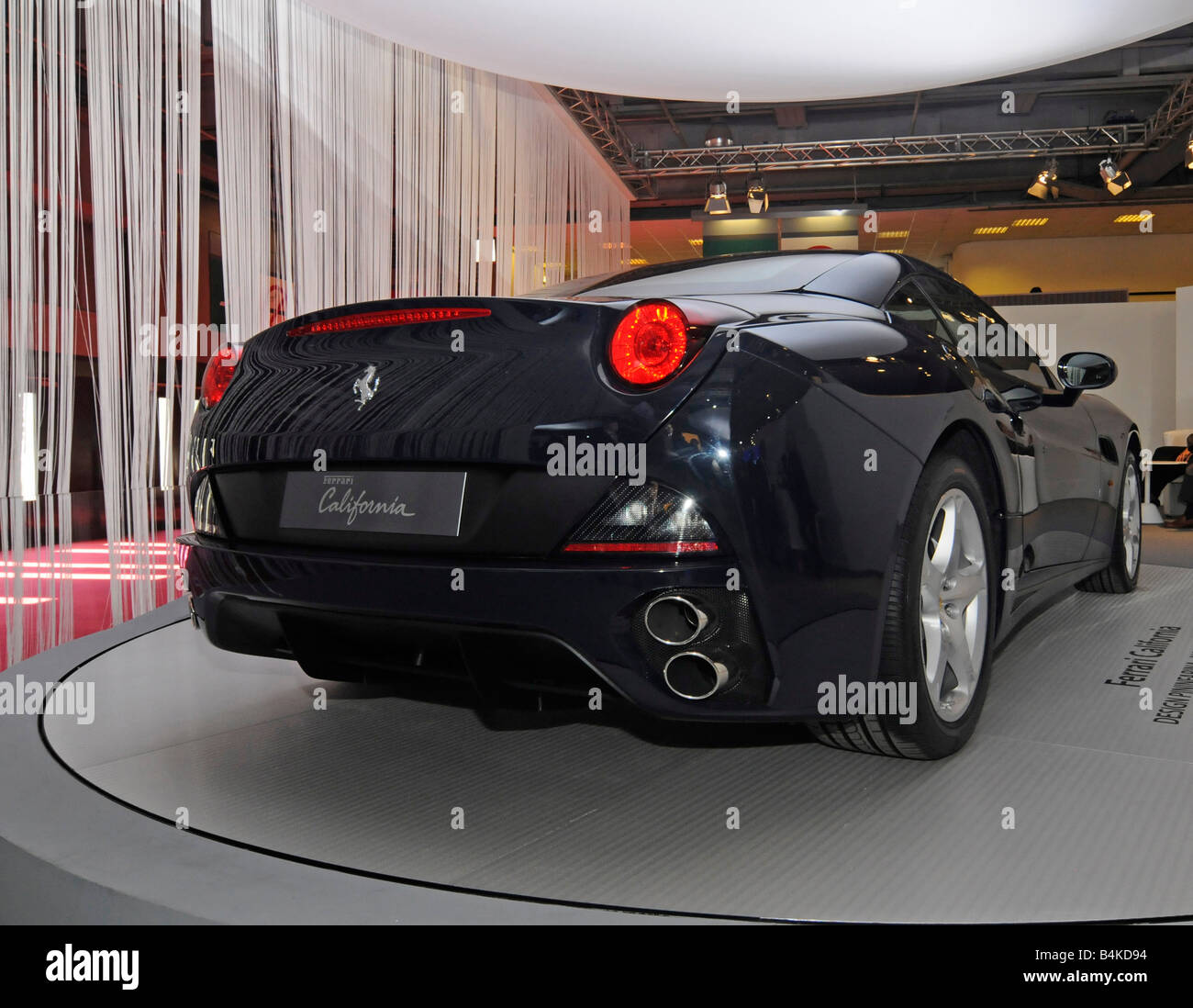 The new Italian-design "Ferrari California" model on display during the ...