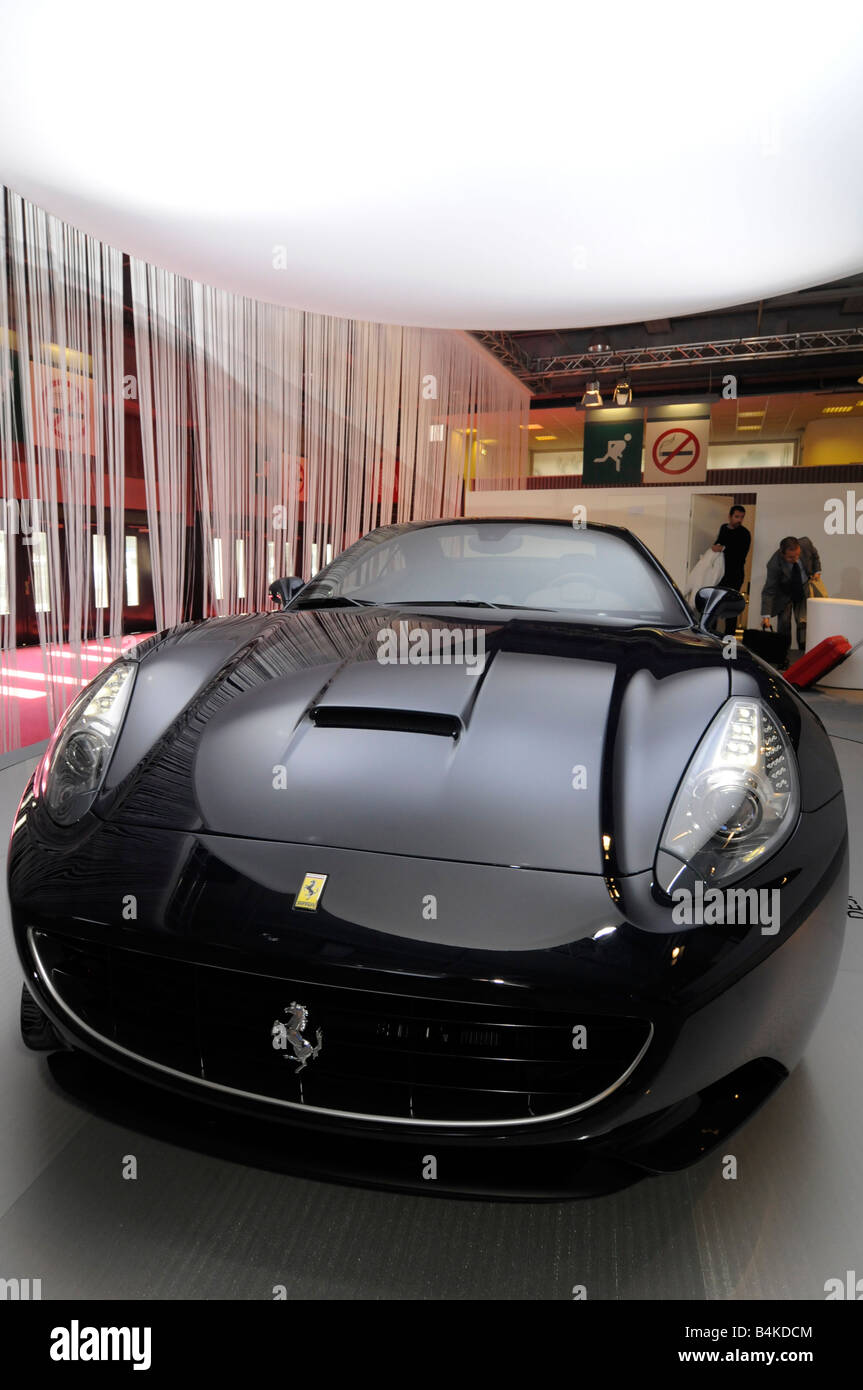 The new Italian-design "Ferrari California" model on display during the ...