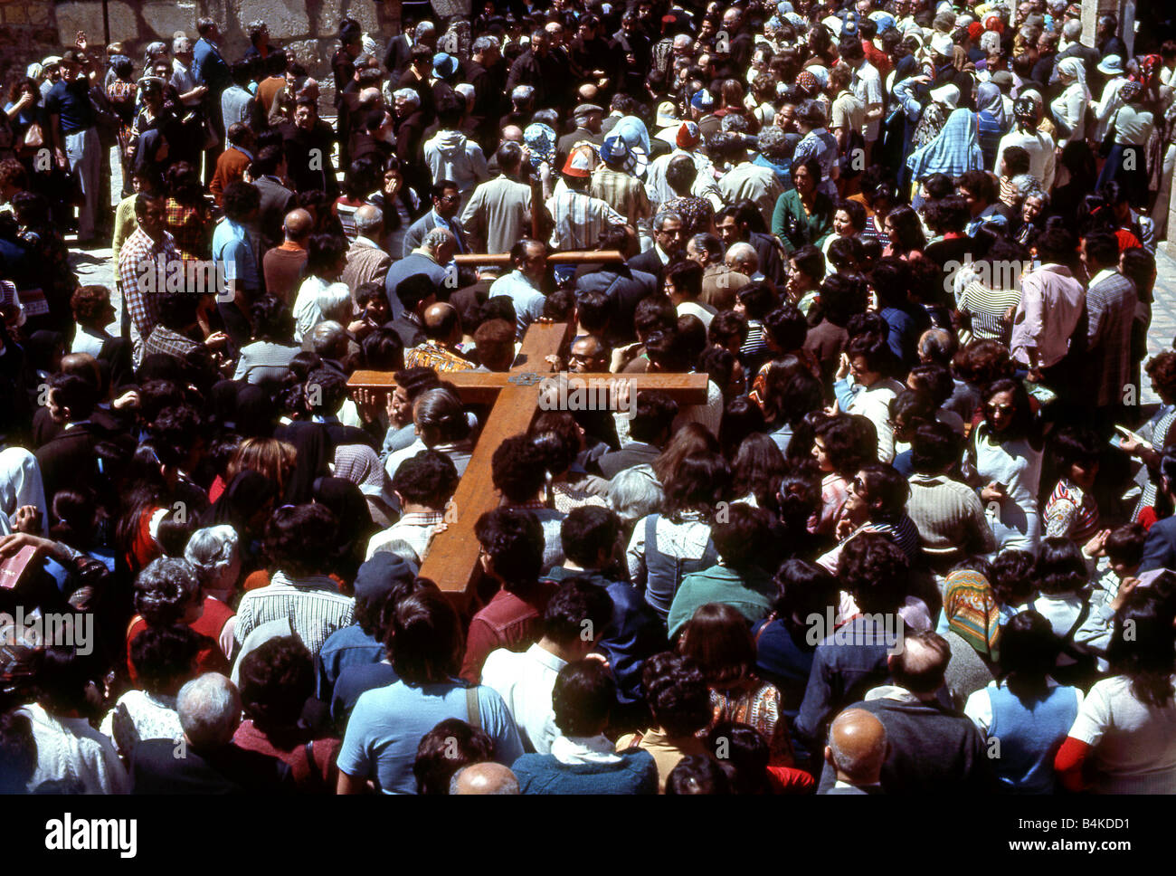 Good Friday Procession in Jerusalem Stock Photo - Alamy