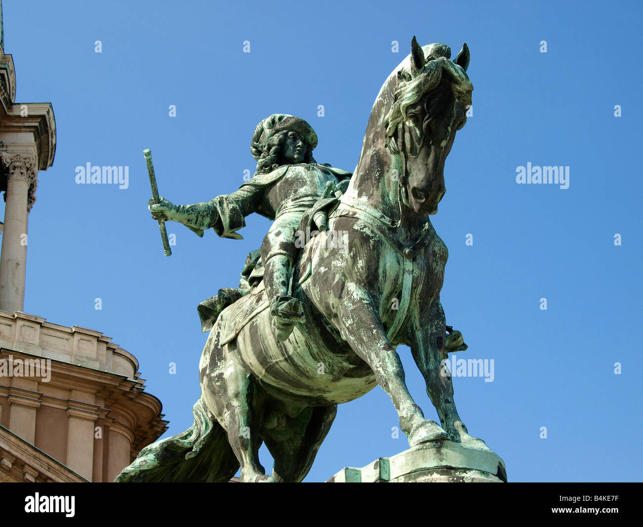 Statue of Prince Eugene of Savoy Royal Palace Museum Budapest Hungary ...