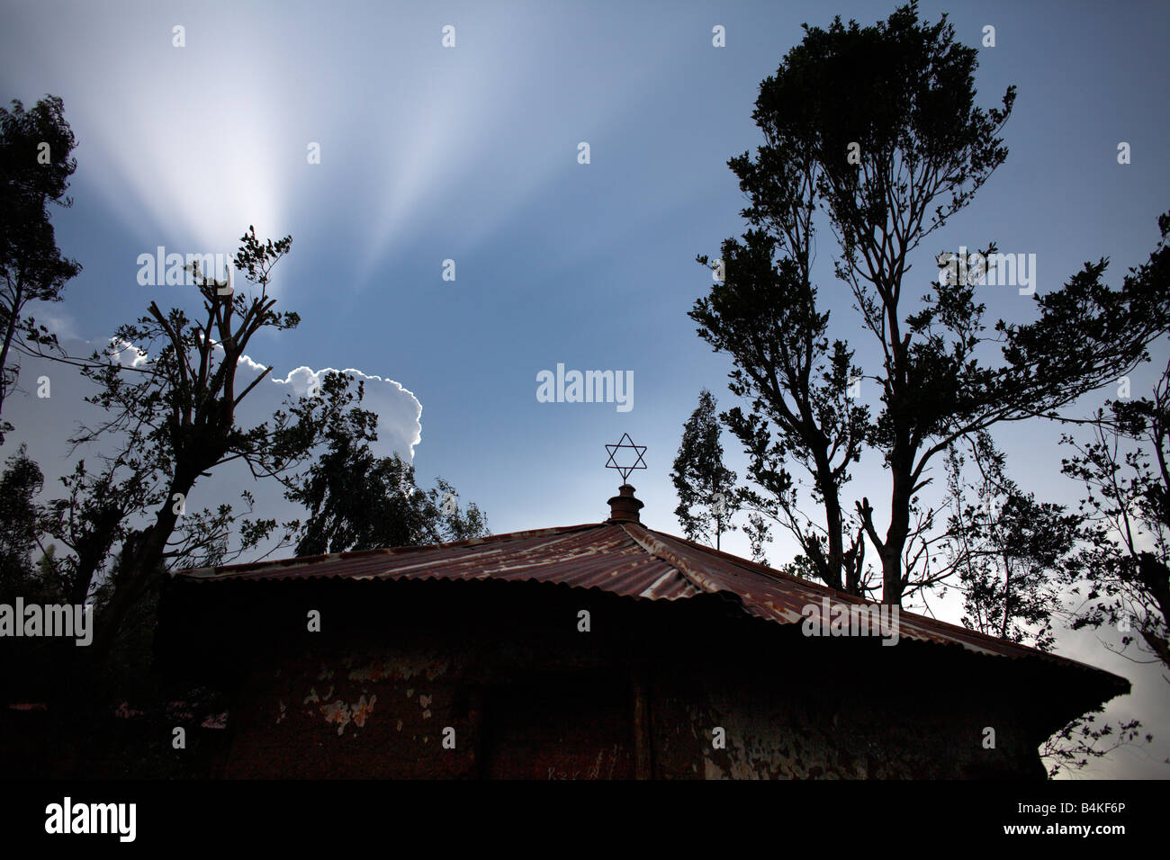 House in the Falasha village of Wolleka, Ethiopia Stock Photo - Alamy