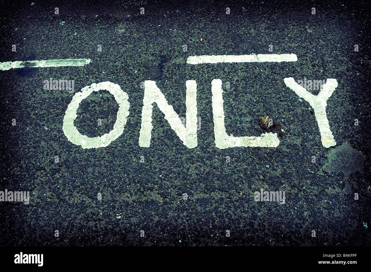 only street road markings tarmac white paint english language lomo ...