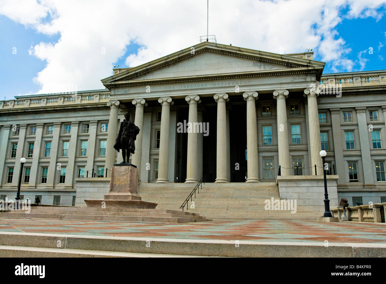 The United States Treasury building Stock Photo - Alamy