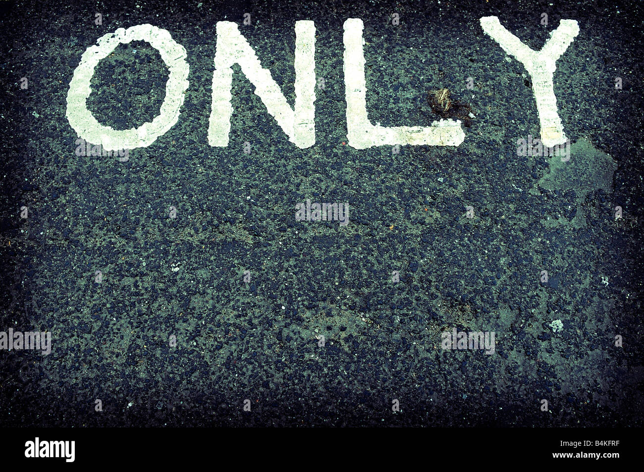 only street road markings tarmac white paint english language lomo ...