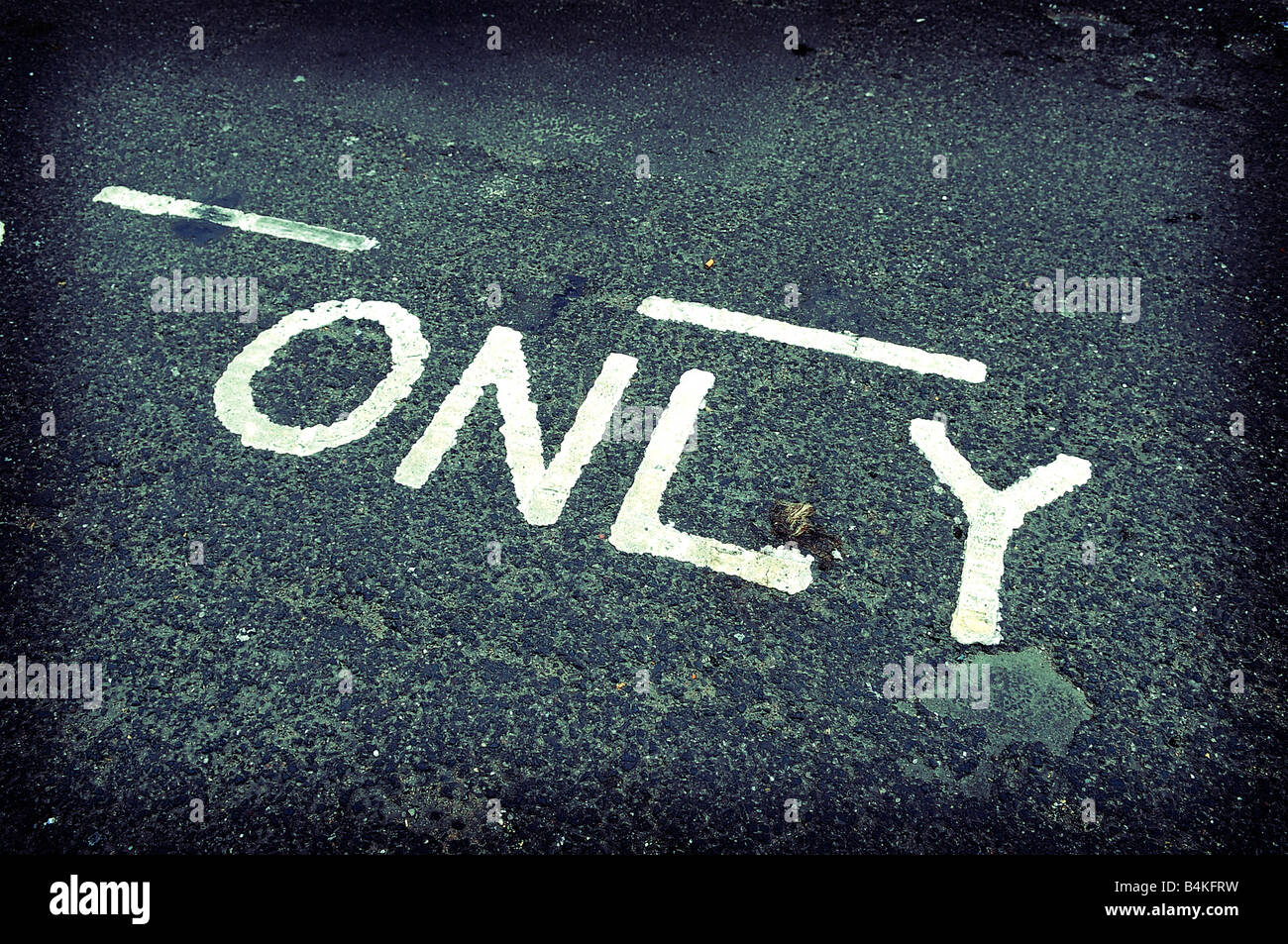 only street road markings tarmac white paint english language lomo ...