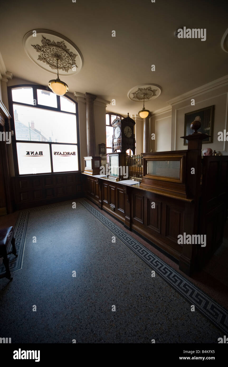 Interior of BArclays Bank Circa 1900 Stock Photo - Alamy