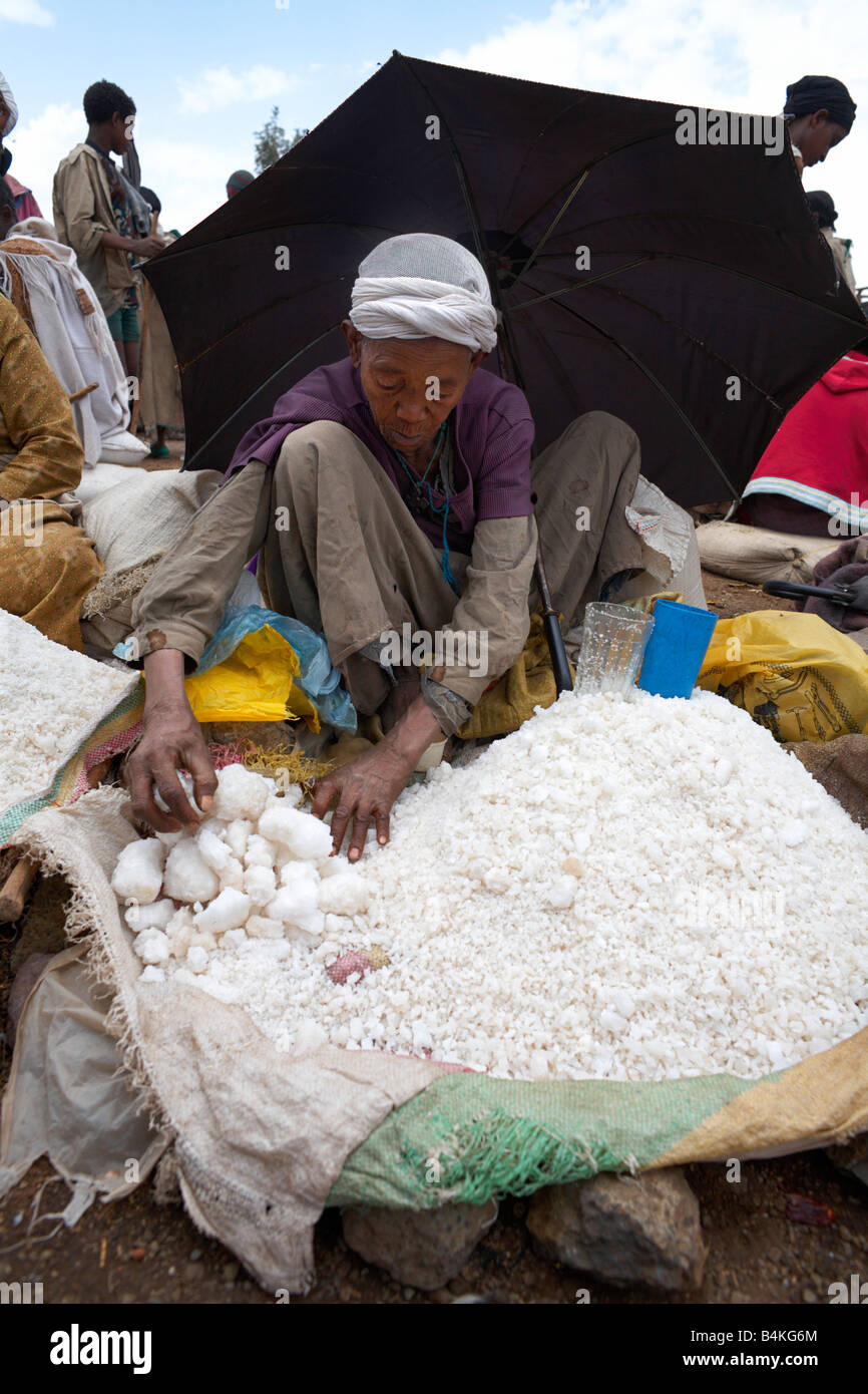 Salt in Lalibela market, Ethiopia Stock Photo - Alamy