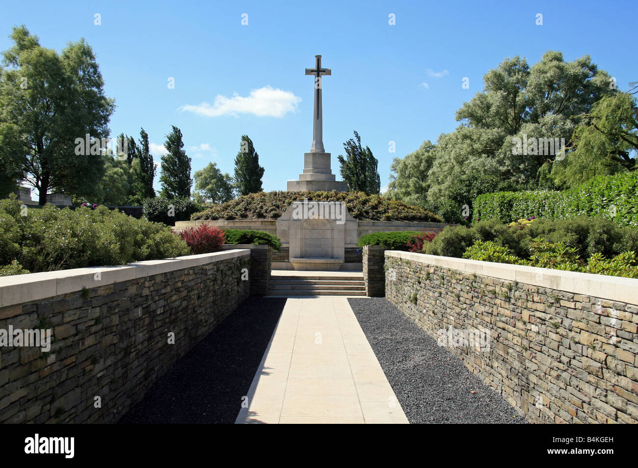 The New Zealand Memorial to the Missing at the entrance to Messines ...