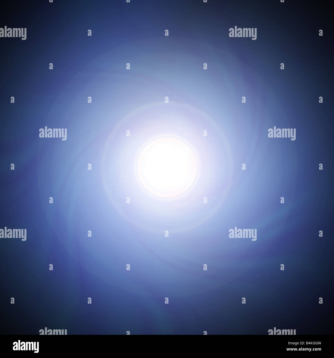 A lens flare background illustration swirling towards a central vortex ...