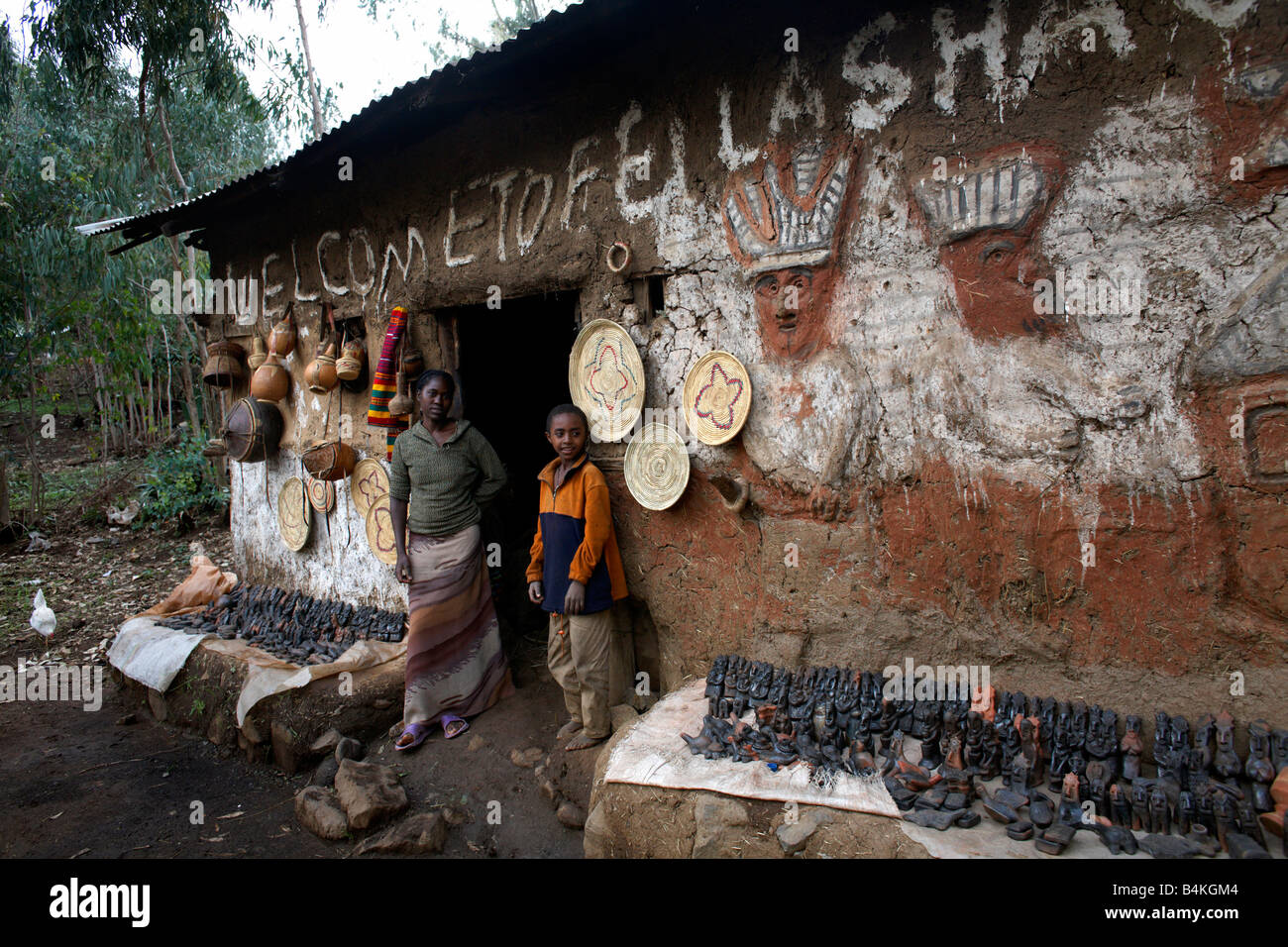 The Falasha village of Wolleka, Ethiopia Stock Photo - Alamy