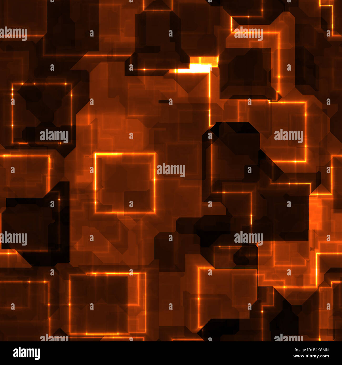 A high tech looking background with glowing squares and other geometric ...