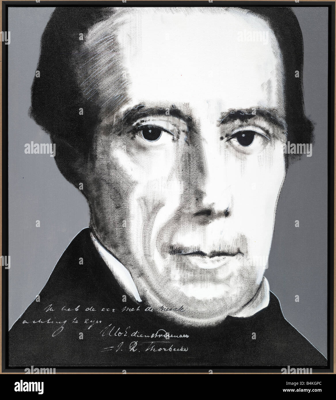 Johan Rudolf Thorbecke, prime-minister of Holland 1798-1872, painting ...