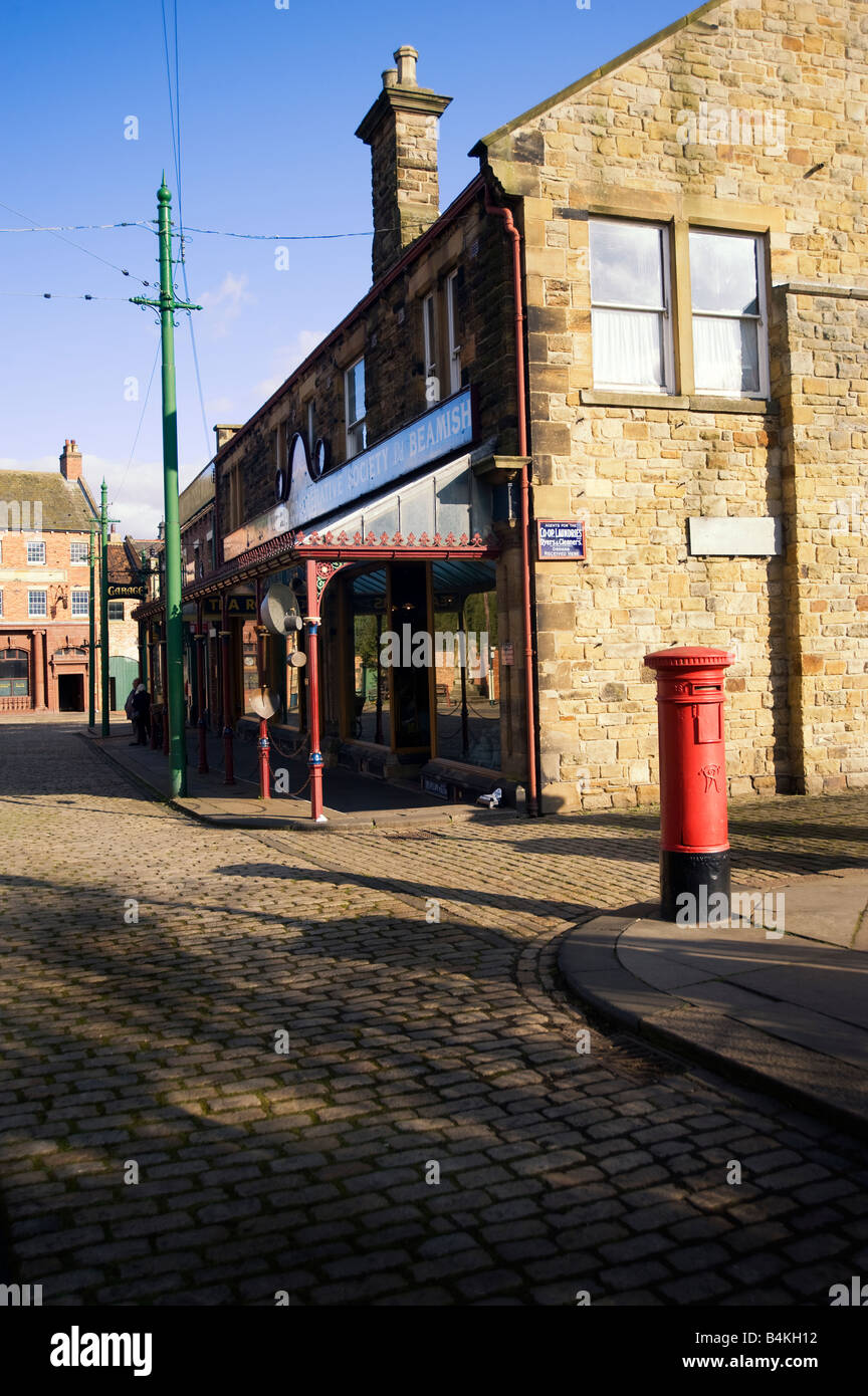 Victorian Street at Beamish Museum Co. Durham Stock Photo - Alamy