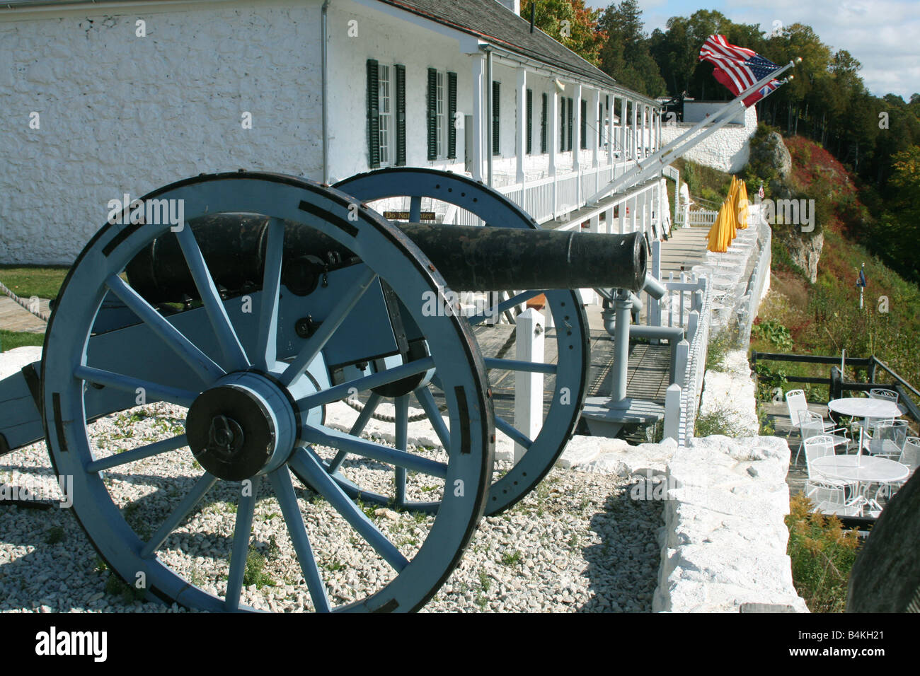 Canon at Fort Mackinac, Mackinaw Island, Michigan USA, by Carol ...