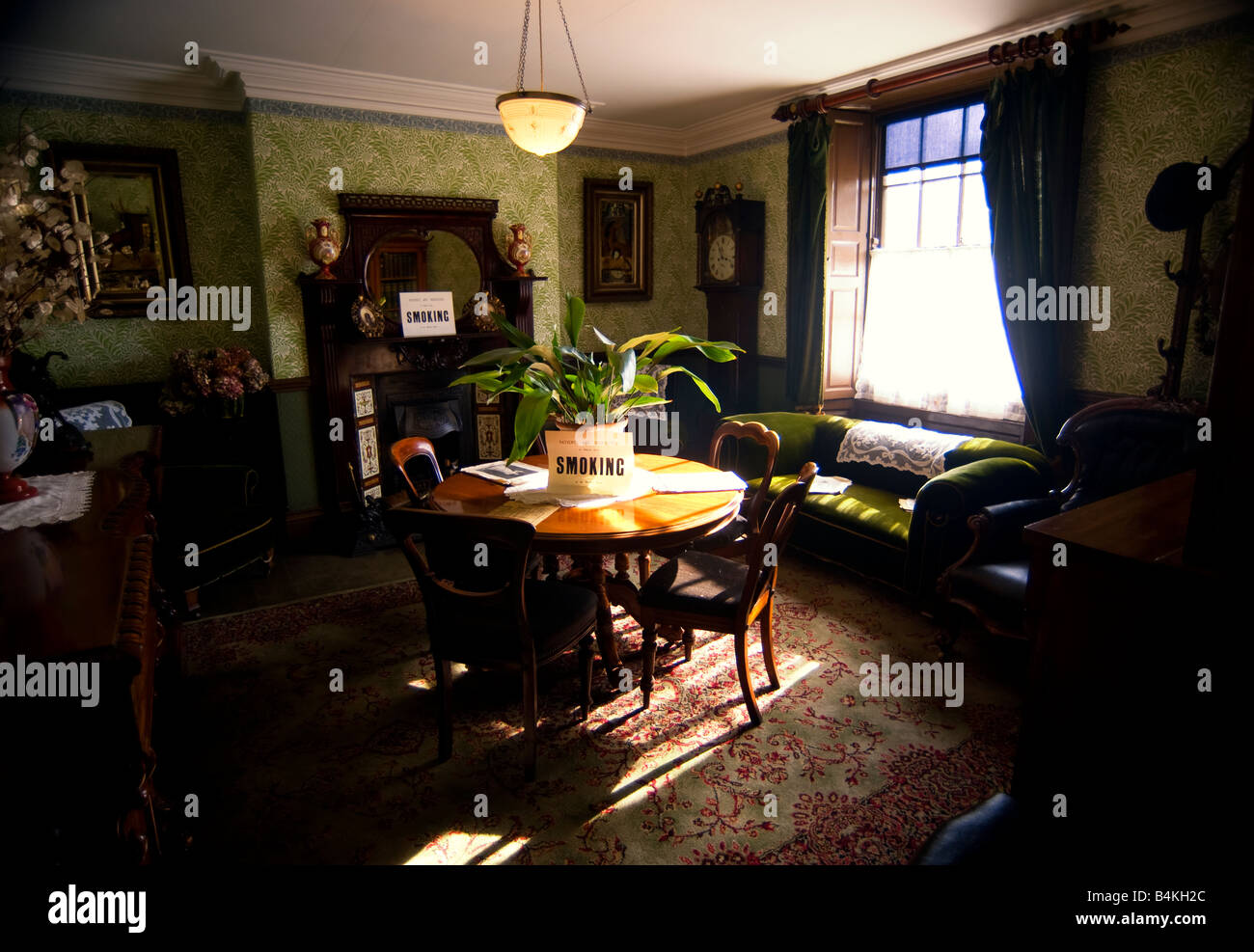 A Victorian Solicitors waiting room Stock Photo - Alamy