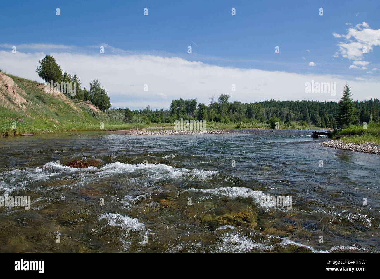 The Blackfoot River near Missoula Montana Stock Photo - Alamy