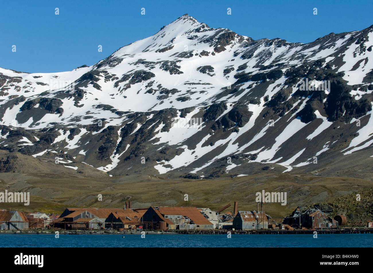 Whaling station husvik ruins town hi-res stock photography and images ...