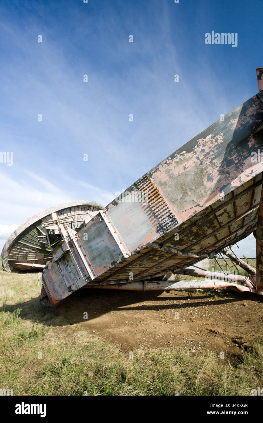 Lincolnshire Wolds Stenigot radar system WW11 MOD Stock Photo - Alamy