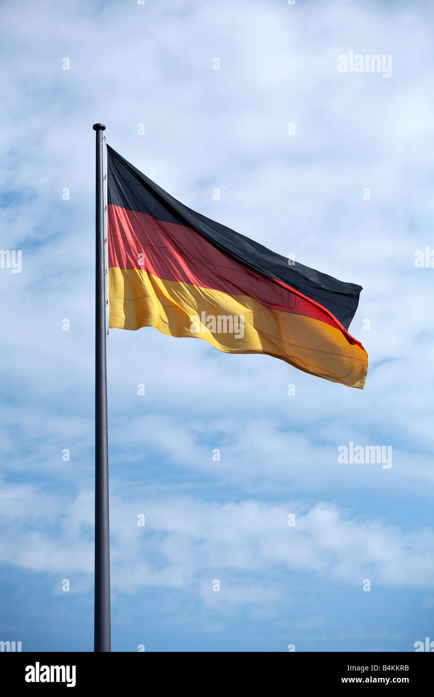 German flag in front of the Reichstag, Berlin, Germany Stock Photo - Alamy