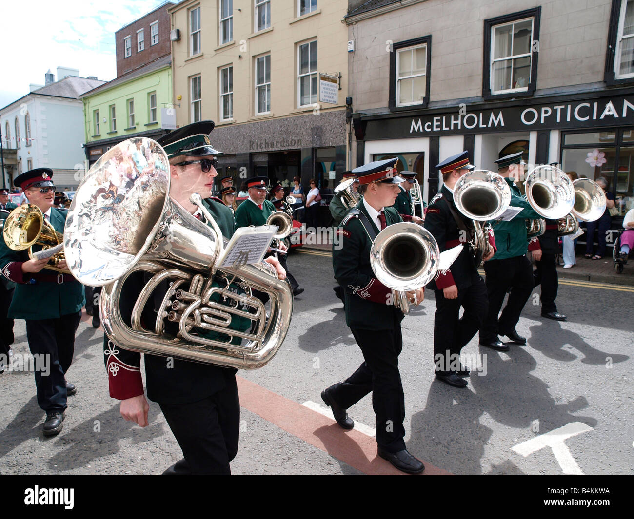 The Royal Black Institution "12th August" Parade in Enniskillen County ...