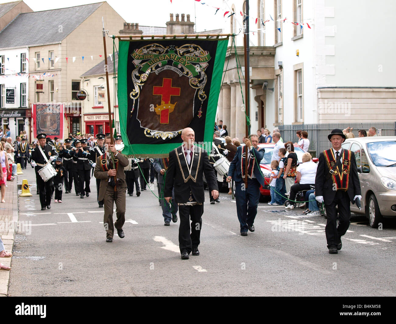 The Royal Black Institution "12th August" Parade in Enniskillen County ...