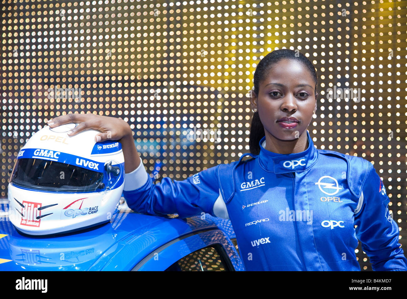 Car show hostess hi-res stock photography and images - Alamy