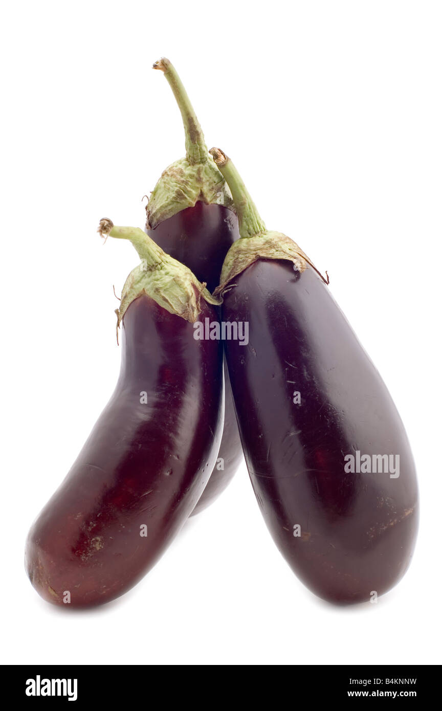 Raw purple aubergine on hi-res stock photography and images - Alamy