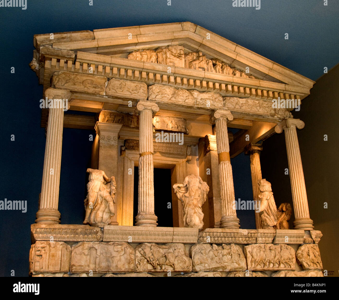 Nereid Monument, sculptured tomb from Xanthos , Lycia, Achaemenid ...