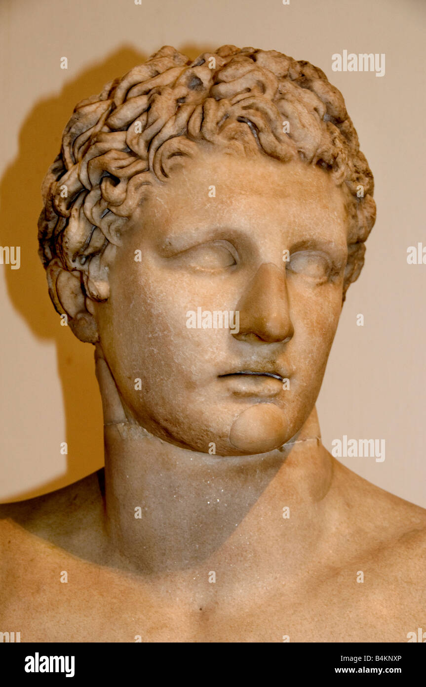 Meleager hero of Caledonion boar hunt Aetolia Greek Greece Stock Photo ...