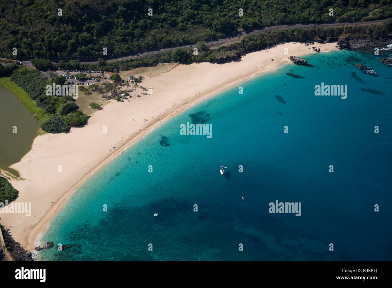 Waimea Bay North Shore Oahu Hawaii Stock Photo - Alamy