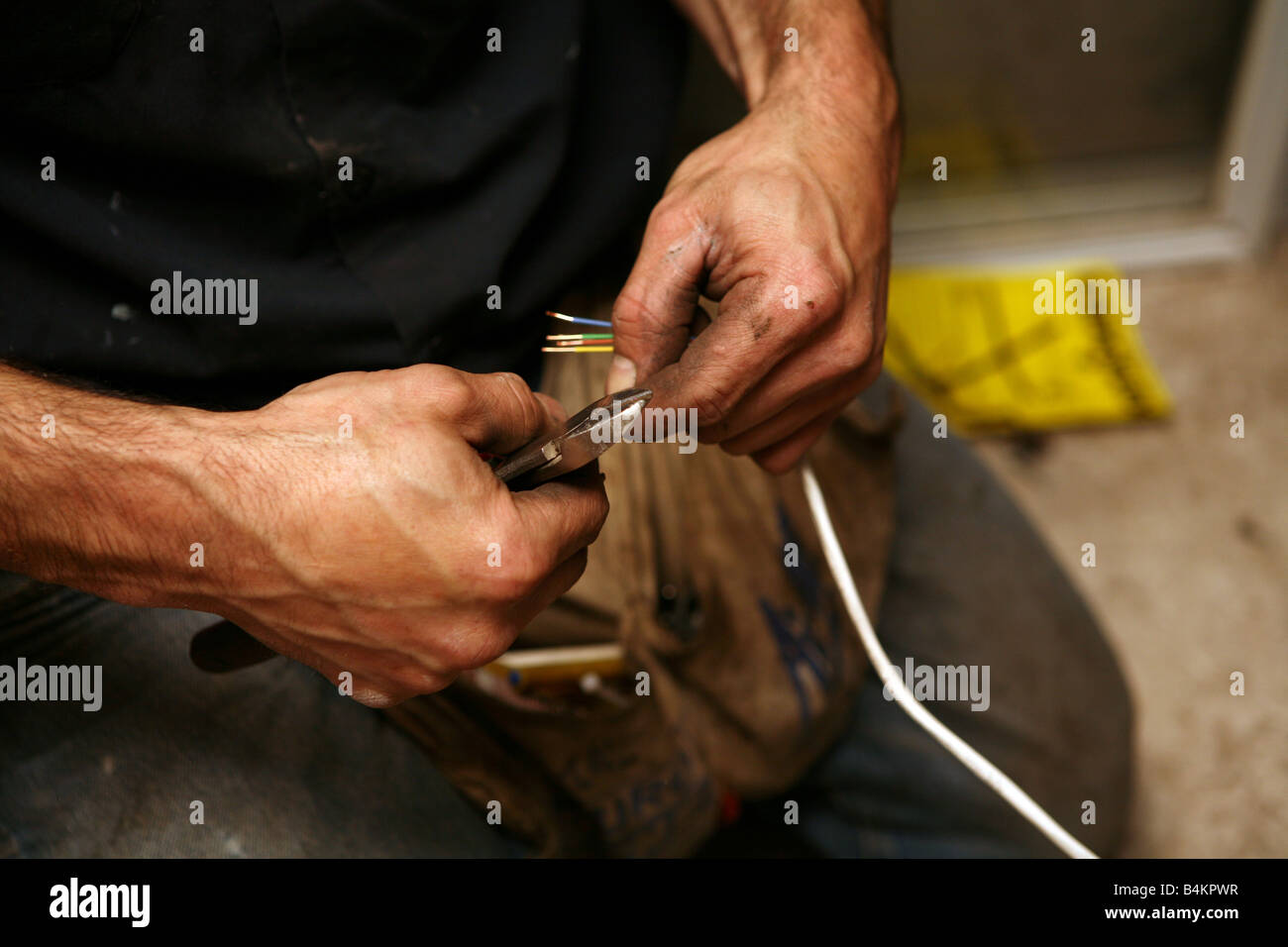 Installation of new high-efficiency gas furnace Stock Photo - Alamy